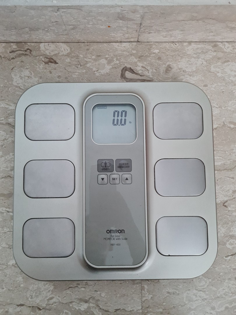 Omron HBF-400 Body Fat Monitor and Scale, Health & Nutrition, Health ...
