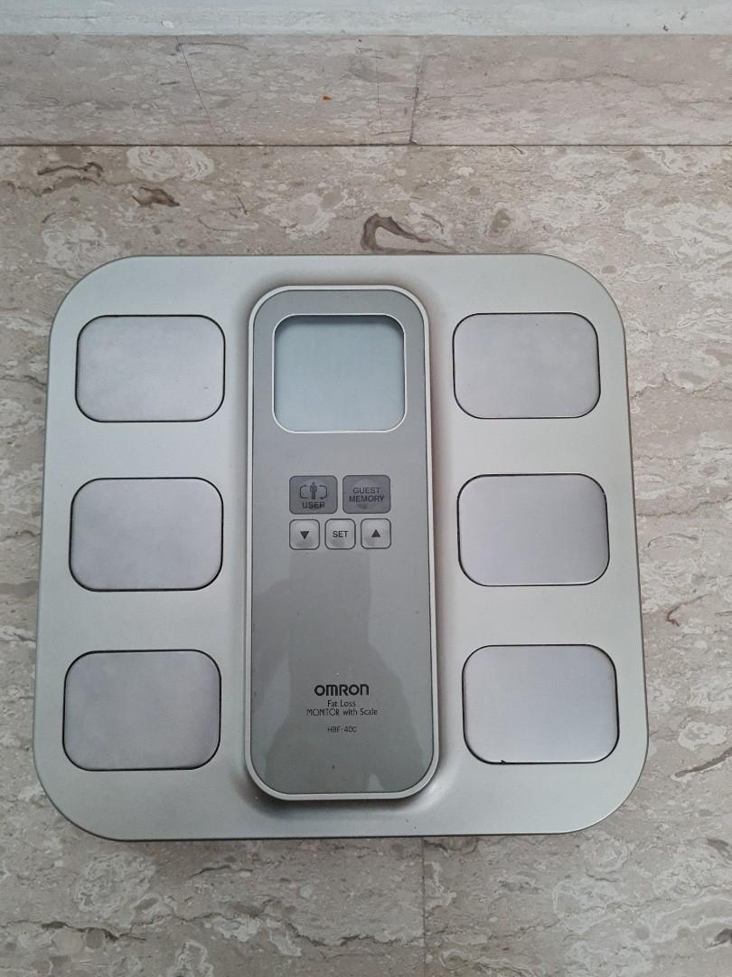 Omron HBF-400 Body Fat Monitor and Scale, Health & Nutrition, Health ...
