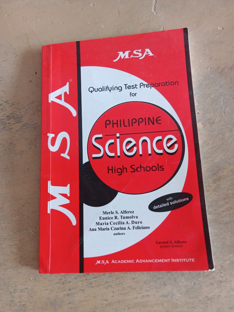 Msa Philippine Science High school reviewer, Hobbies & Toys, Books ...