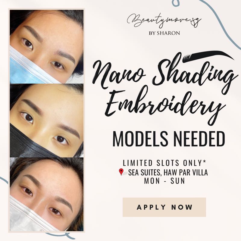 Nano Shading Brow Embroidery (Model), Beauty & Personal Care, Face ...