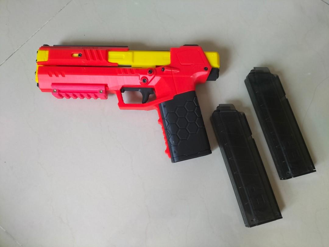 NERF Gecko Blaster, Hobbies & Toys, Toys & Games on Carousell