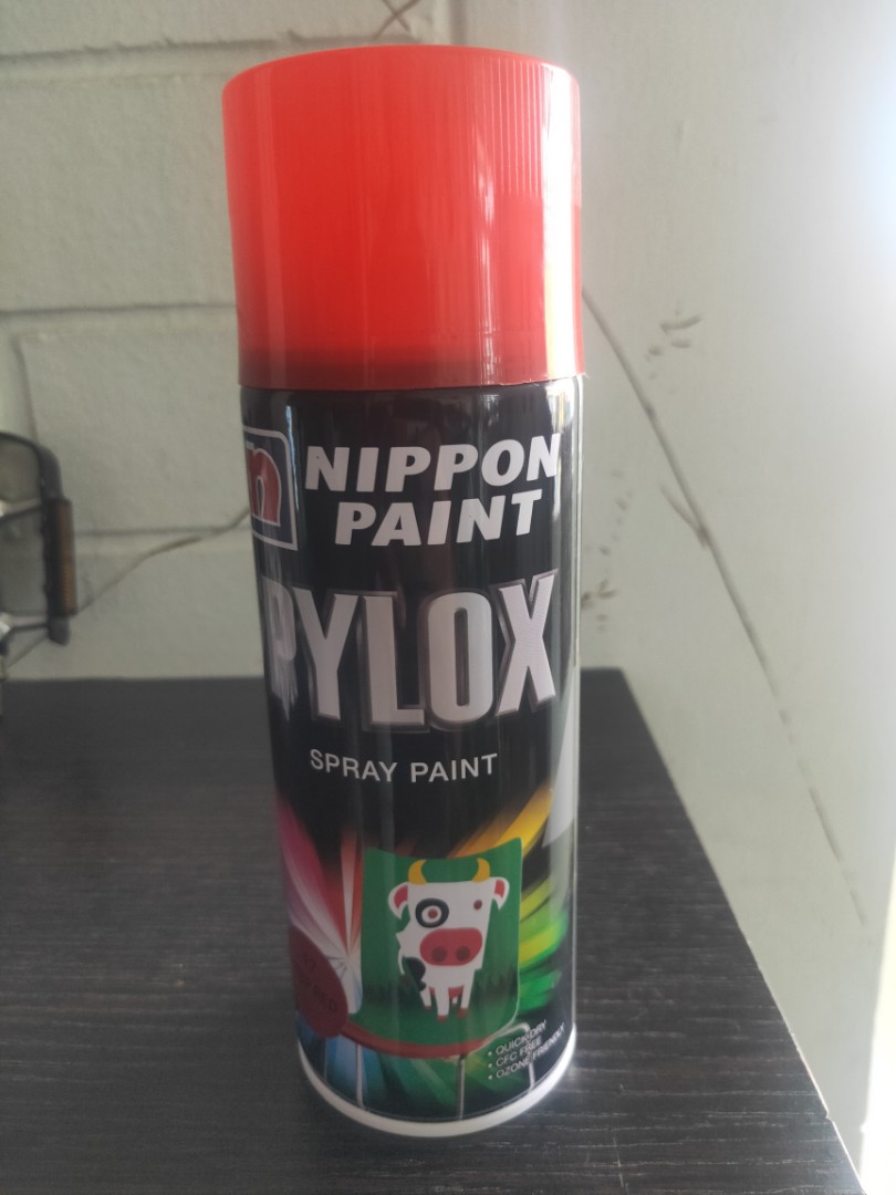Nippon Pylox Spray Paint Deep Red no 17, Motorcycles, Motorcycle ...