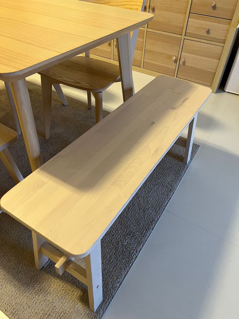 Norraker Bench, Furniture & Home Living, Furniture, Tables & Sets on ...