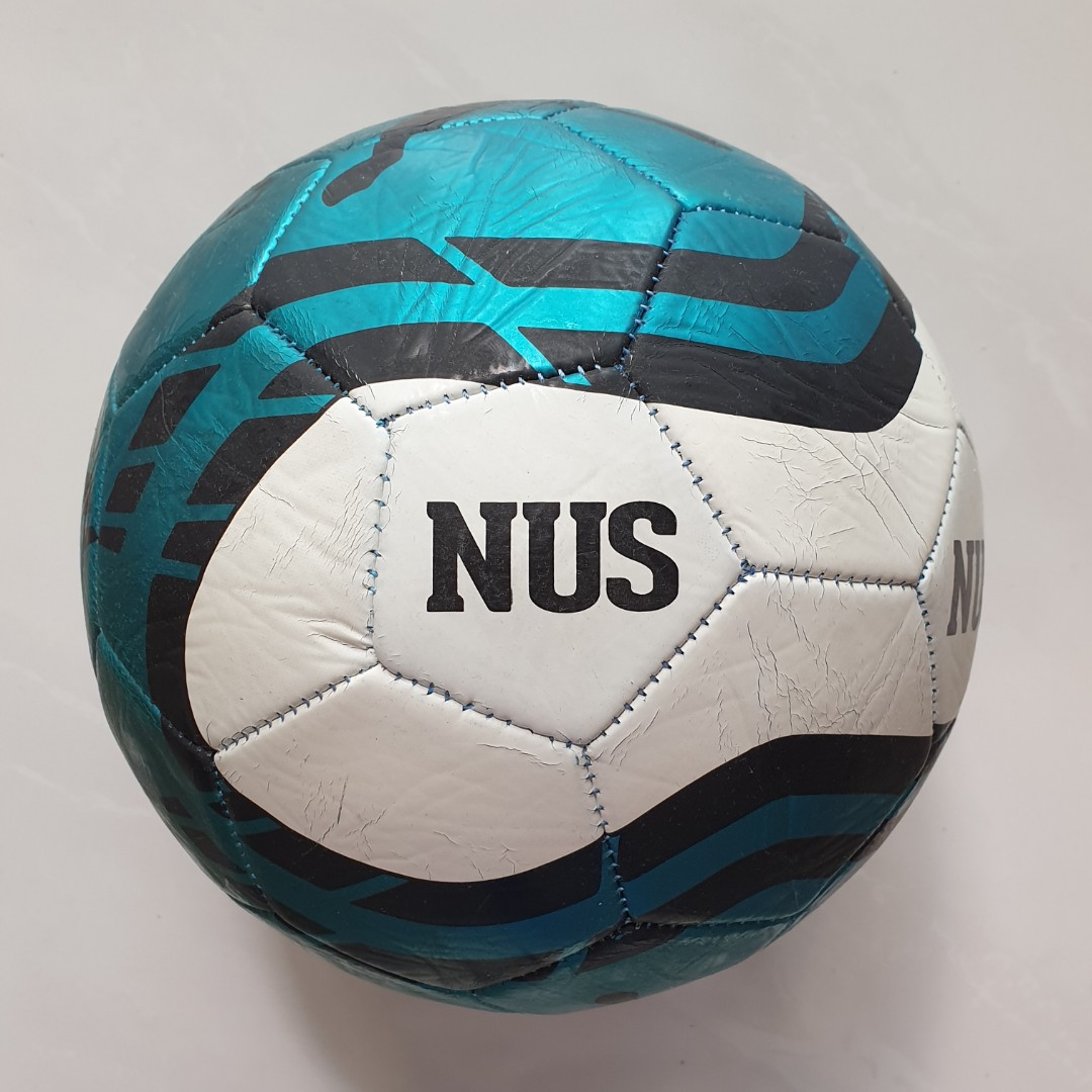 NUS PUMA Soccer Ball Football (Metallic Blue White Black), Sports ...