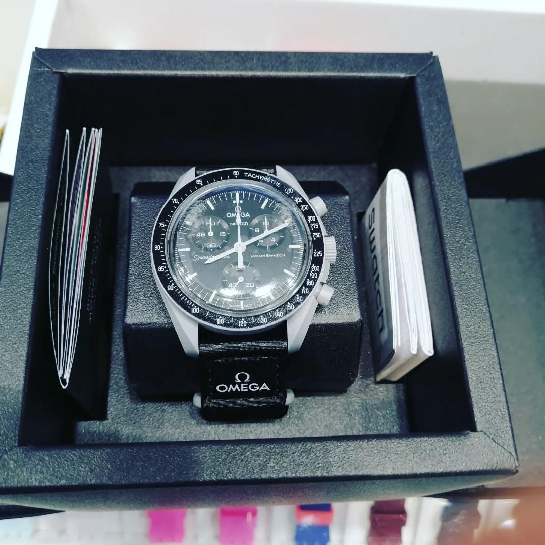 OMEGA x SWATCH |MISSION TO THE MOON| BIOCERAMIC MOON SWATCH, Luxury ...