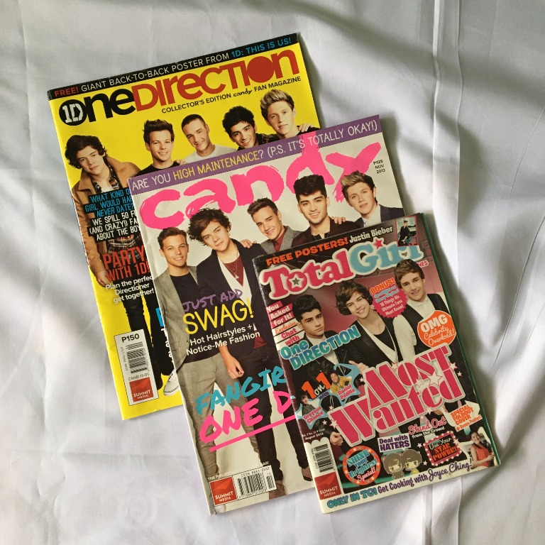 ONE DIRECTION candy total girl magazines set, Hobbies & Toys, Books ...