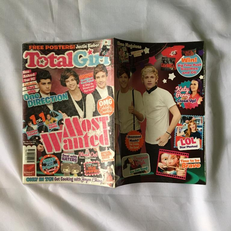 ONE DIRECTION candy total girl magazines set, Hobbies & Toys, Books ...