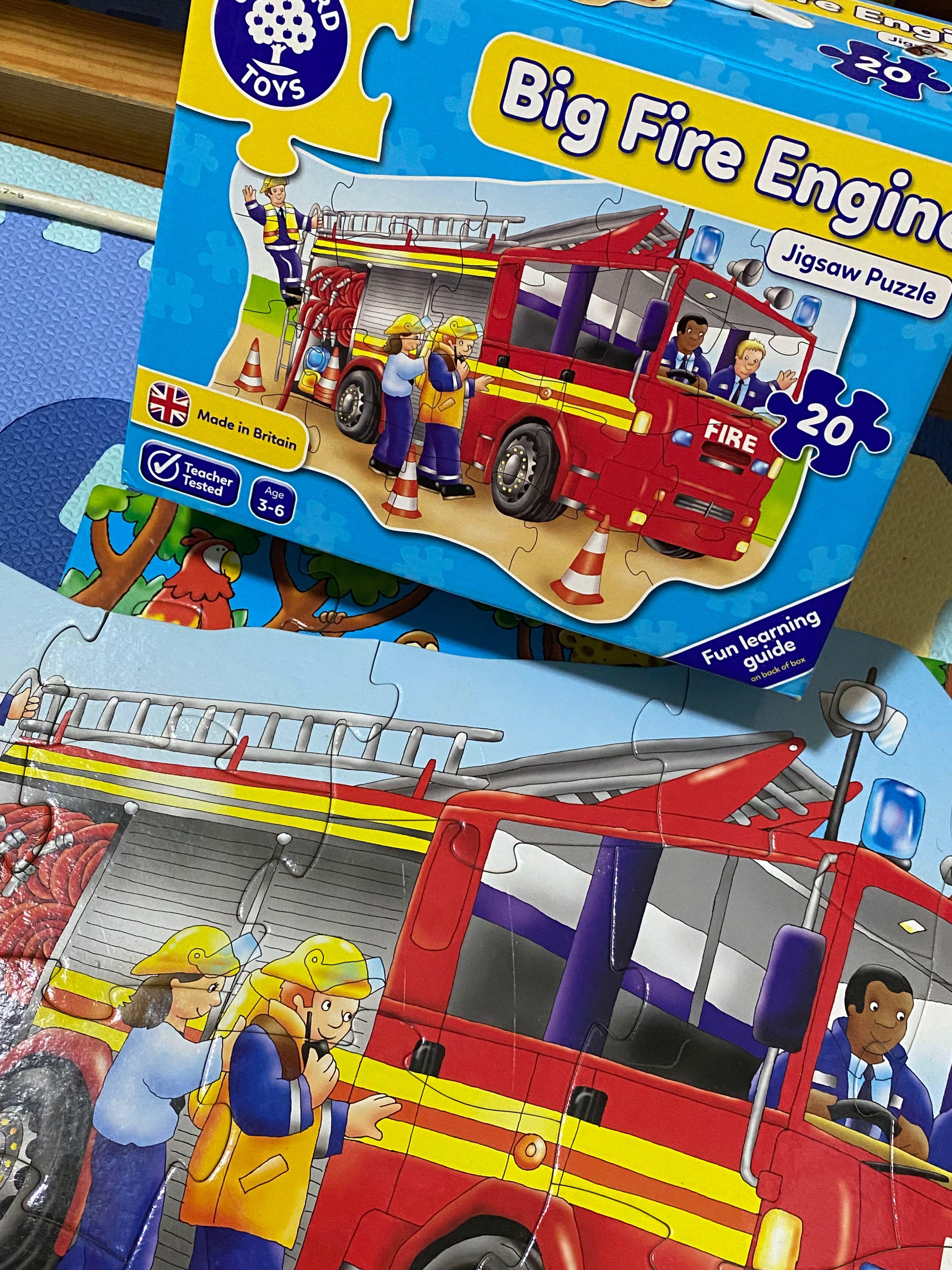 Orchard Toys Fire Engine Puzzle, Babies & Kids, Infant Playtime on ...
