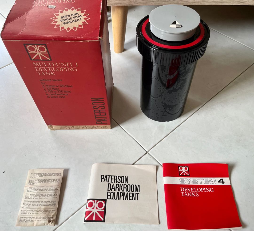 Paterson System 4 Film Development Tank, Photography, Cameras on Carousell