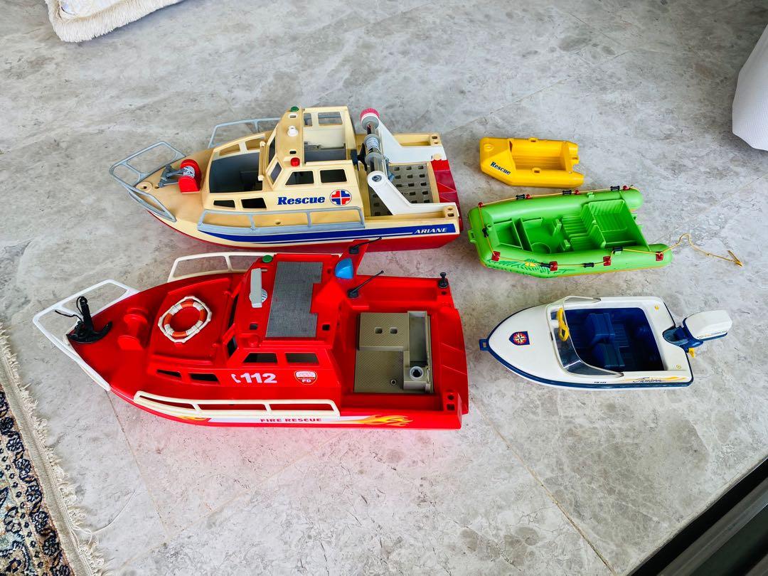 Playmobil boat set, Hobbies & Toys, Toys & Games on Carousell
