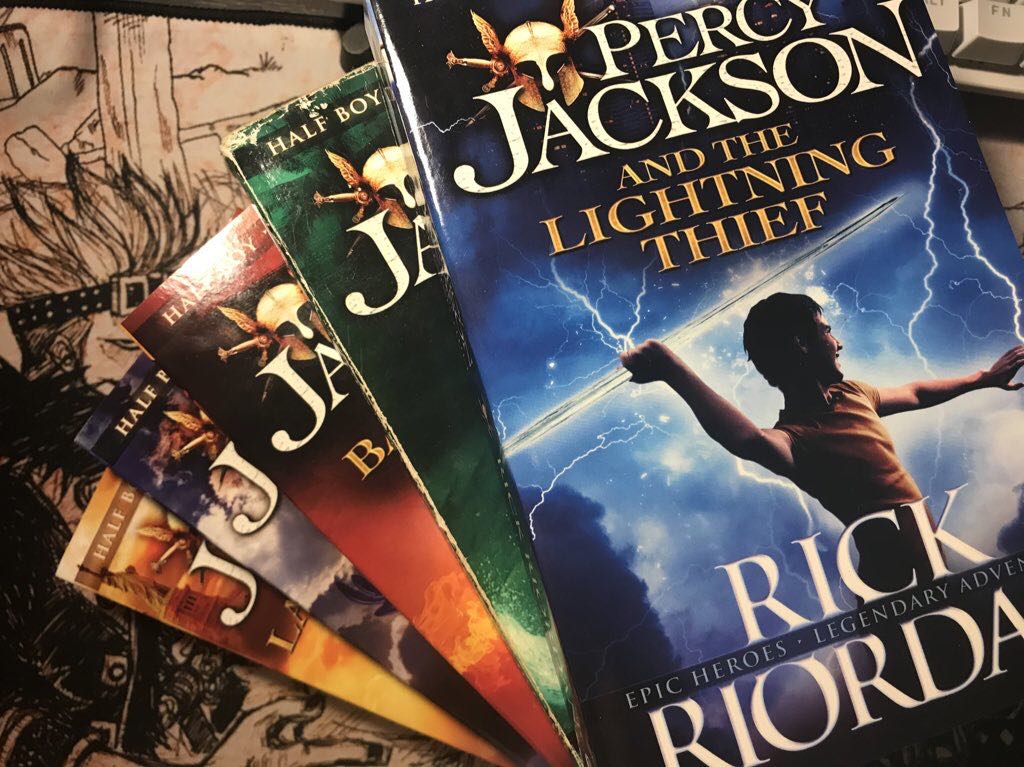 pre-loved percy jackson pjo books !!, Hobbies & Toys, Books & Magazines ...