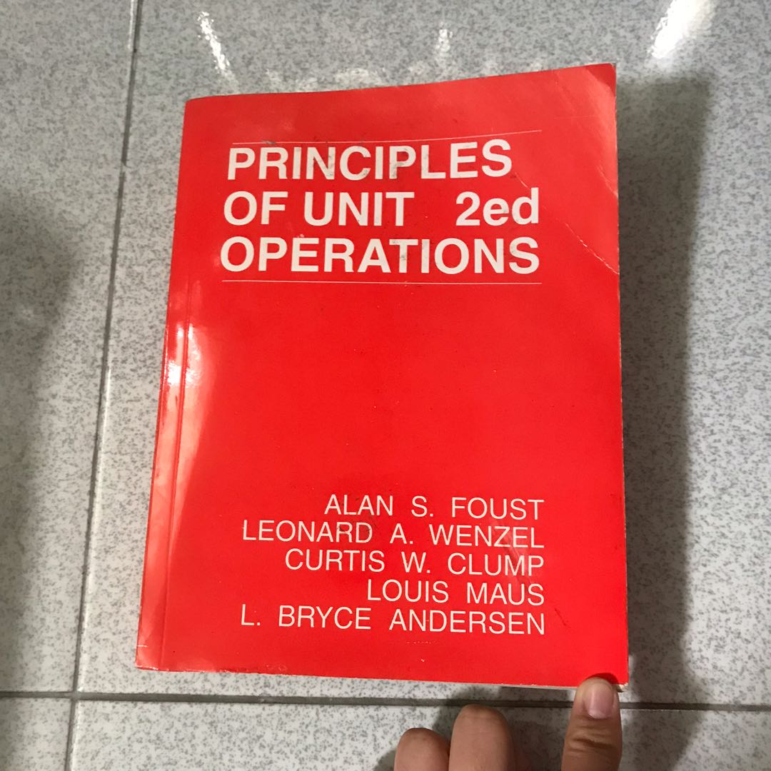 Principles of Unit Operations - 2nd Ed., Hobbies & Toys, Books ...