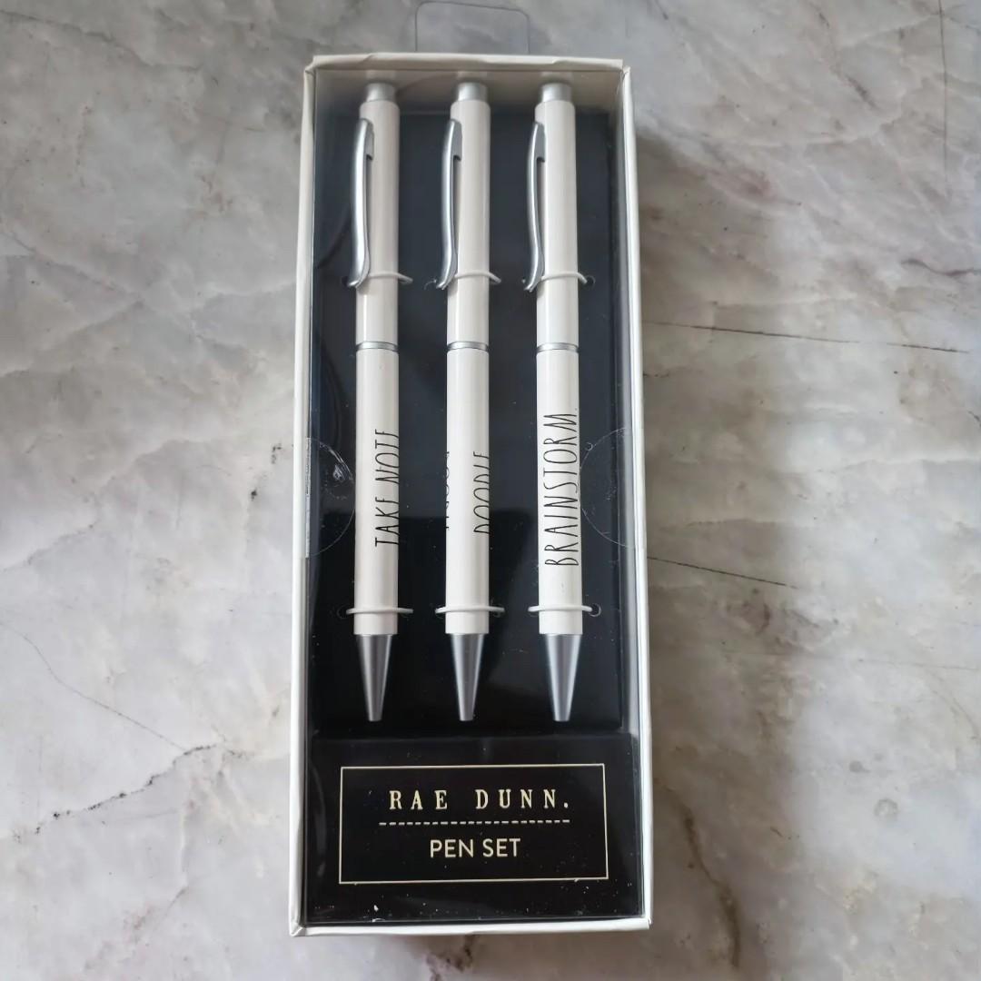 Rae Dunn 3 Pen Set (Take Note/Doodle/Brainstorm), Hobbies & Toys ...