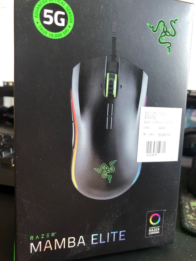 Razer mamba elite, Computers & Tech, Parts & Accessories, Mouse ...