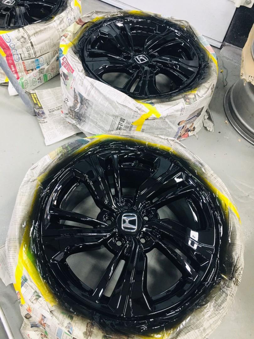 Rim spray gloss black, Car Accessories, Car Workshops & Services on ...
