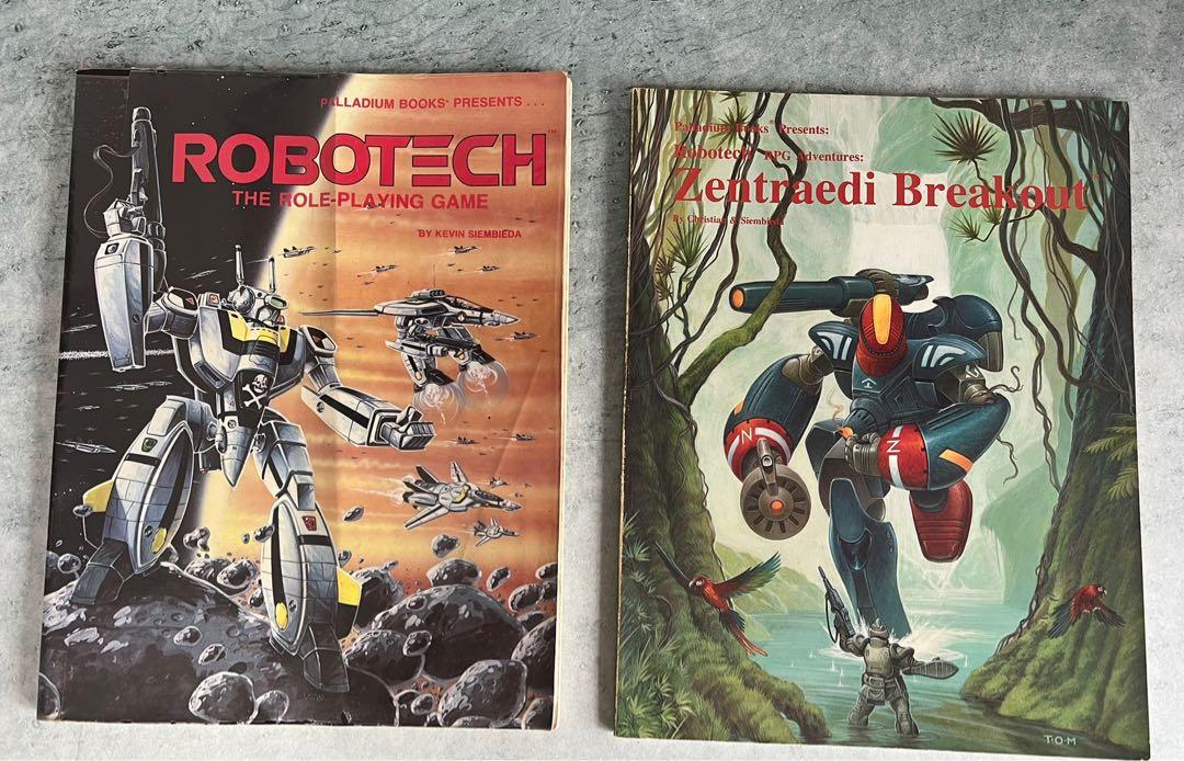 Set of 5 Palladium Robotech Role Playing Game (RPG) Source books ...
