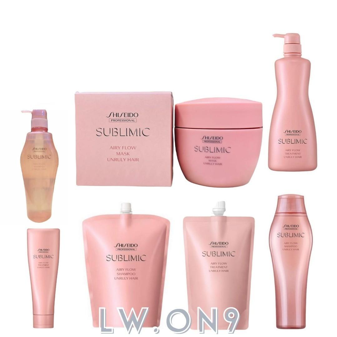 SHISEIDO PROFESSIONAL SUBLIMIC AIRY FLOW SHAMPOO UNRULY HAIR RANGE SHAMPOO/ TREATMENT, Beauty ...
