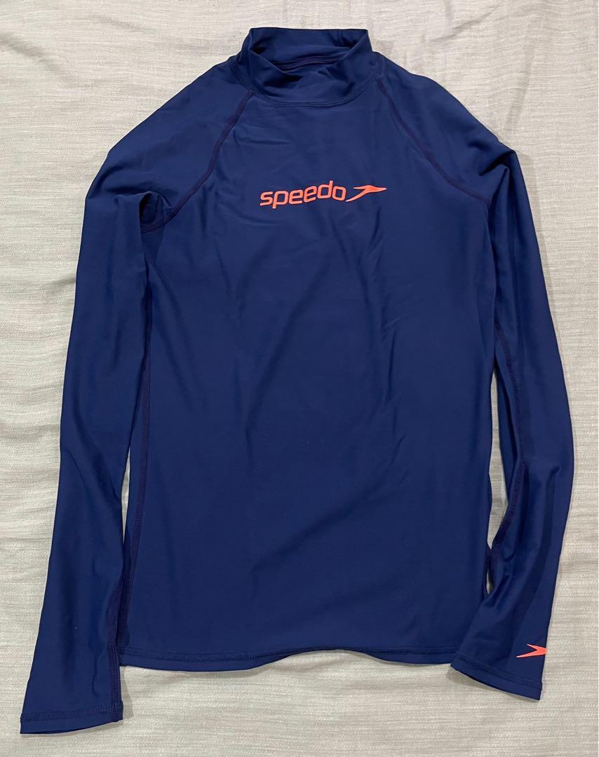 Speedo Rash Guard & Trunks, Men's Fashion, Tops & Sets, Swim Top & Rash ...