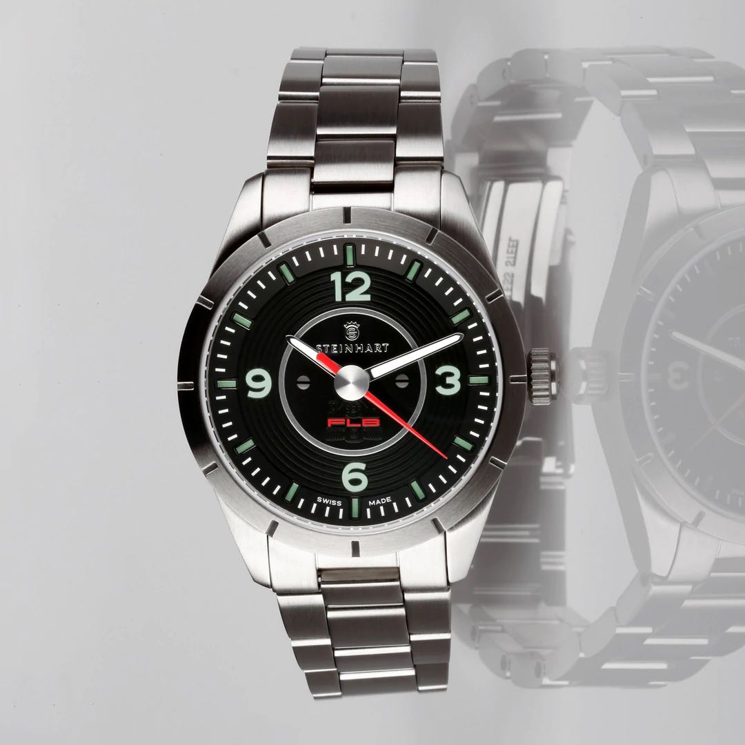 限量版德國Steinhart FLB 39mm 瑞士自動機芯飛行錶 Swiss automatic Flieger pilot ...