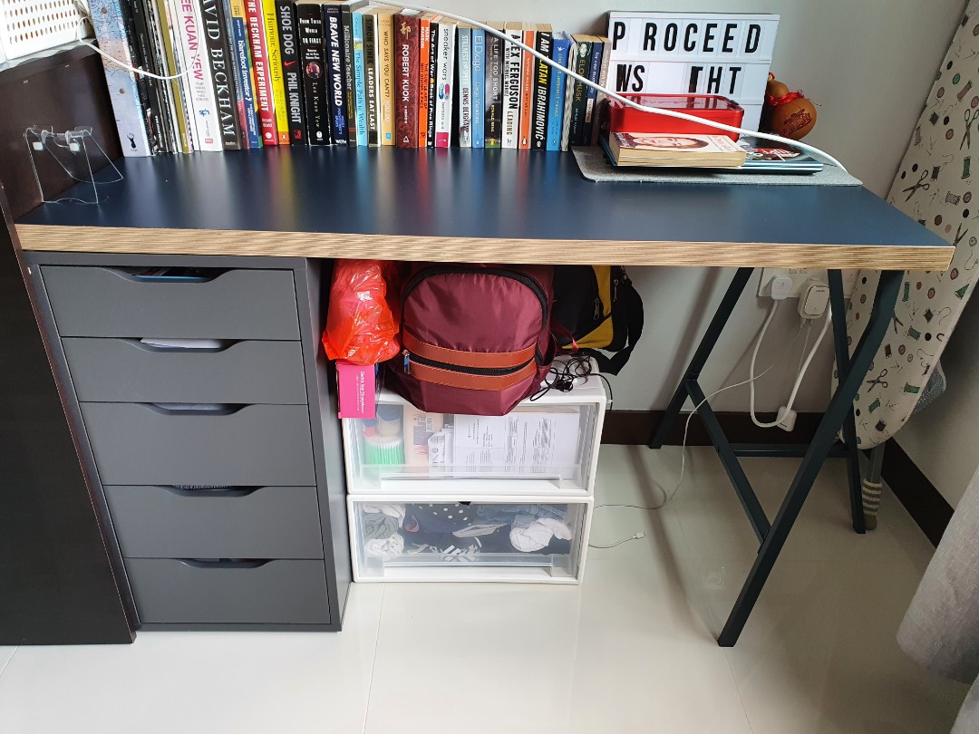 Study table from Ikea, Furniture & Home Living, Furniture, Tables ...