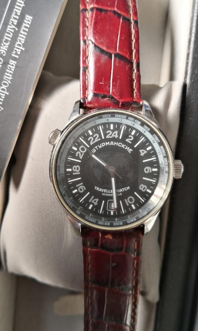 Sturmanskie Buran Aviator 24-hour watch, Men's Fashion, Watches ...