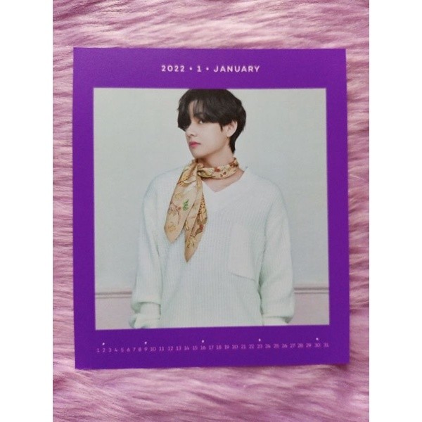 Taehyung D'icon Vol. 10 Calendar Tingi - STBO, Hobbies & Toys ...