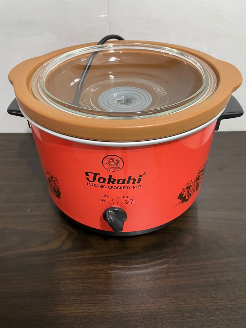 Takahi Electric Slow Cooker Crockery Pot, Furniture & Home Living ...