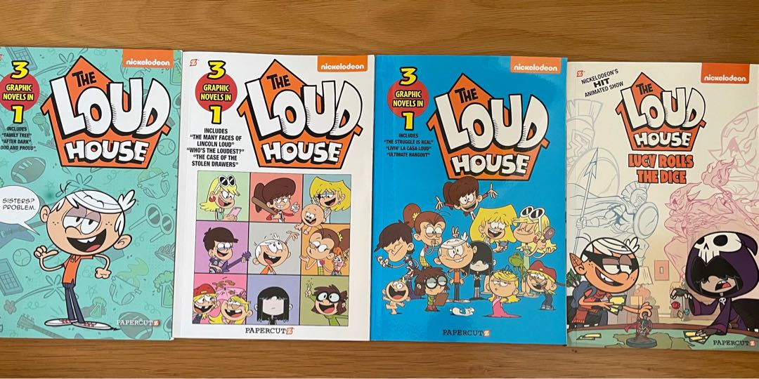 The Loud House graphic novels comics, Hobbies & Toys, Books & Magazines ...