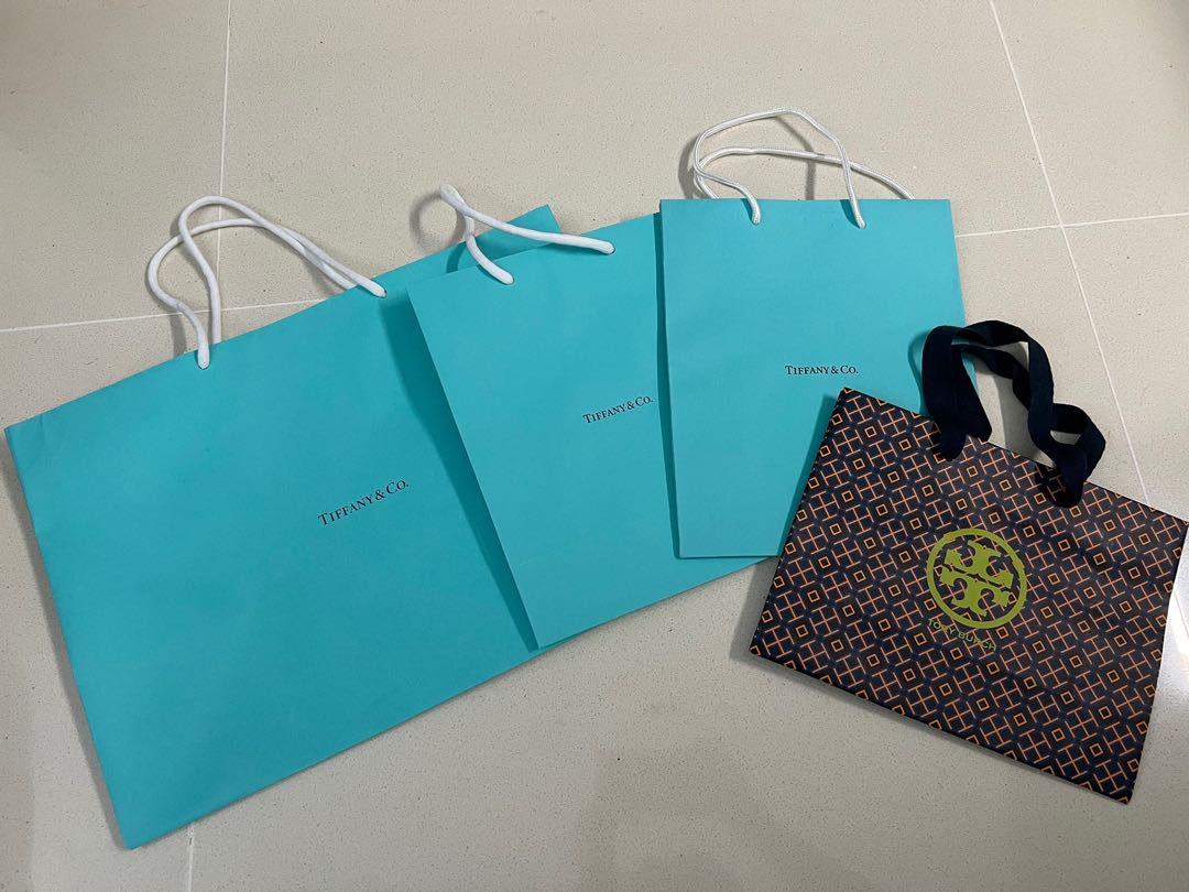 Tiffany and Tory Burch paper bags, Women's Fashion, Bags & Wallets ...