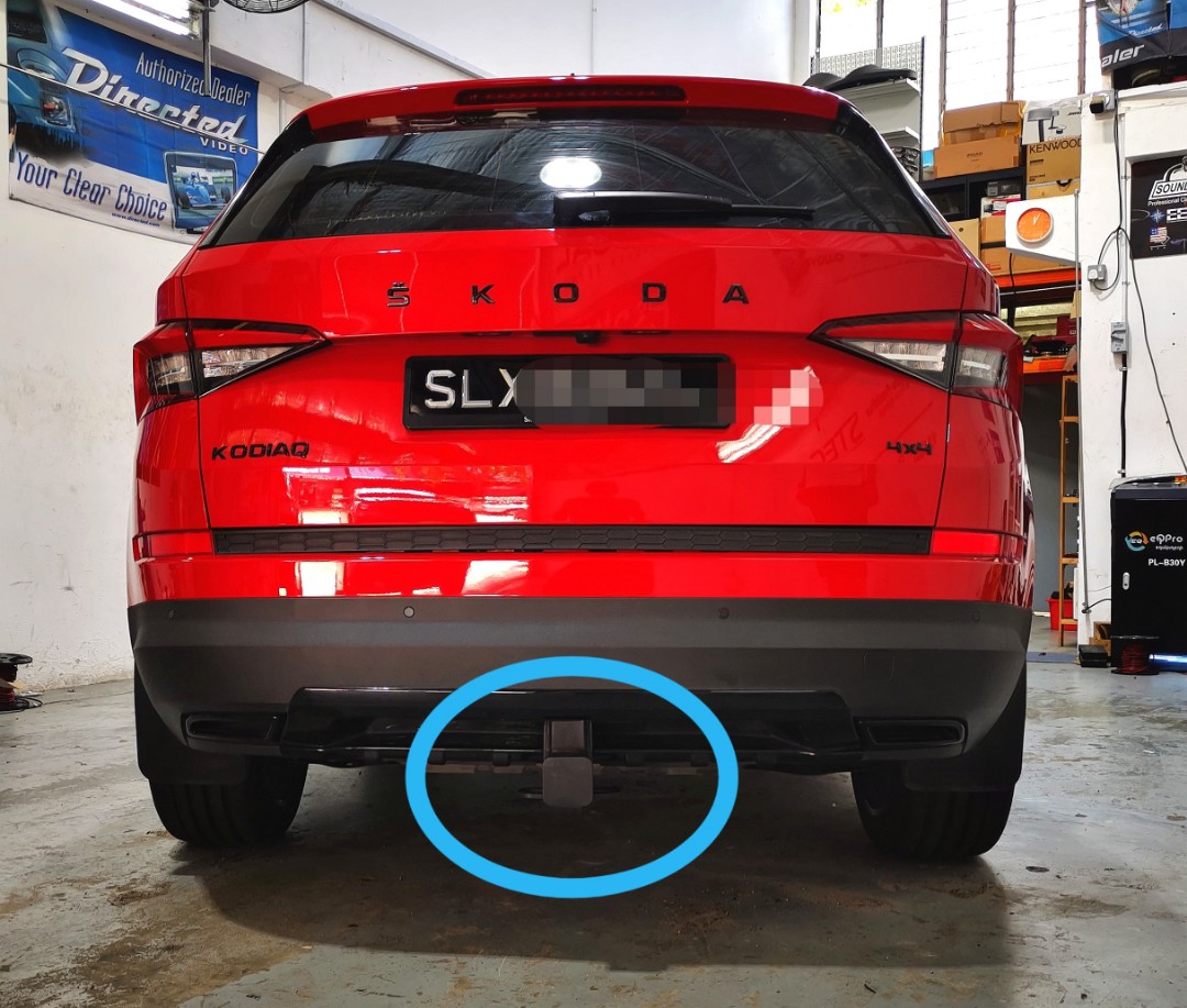 Tow hitch, hitch receiver, tow bar for Skoda Kodiaq, Cupra Ateca ...