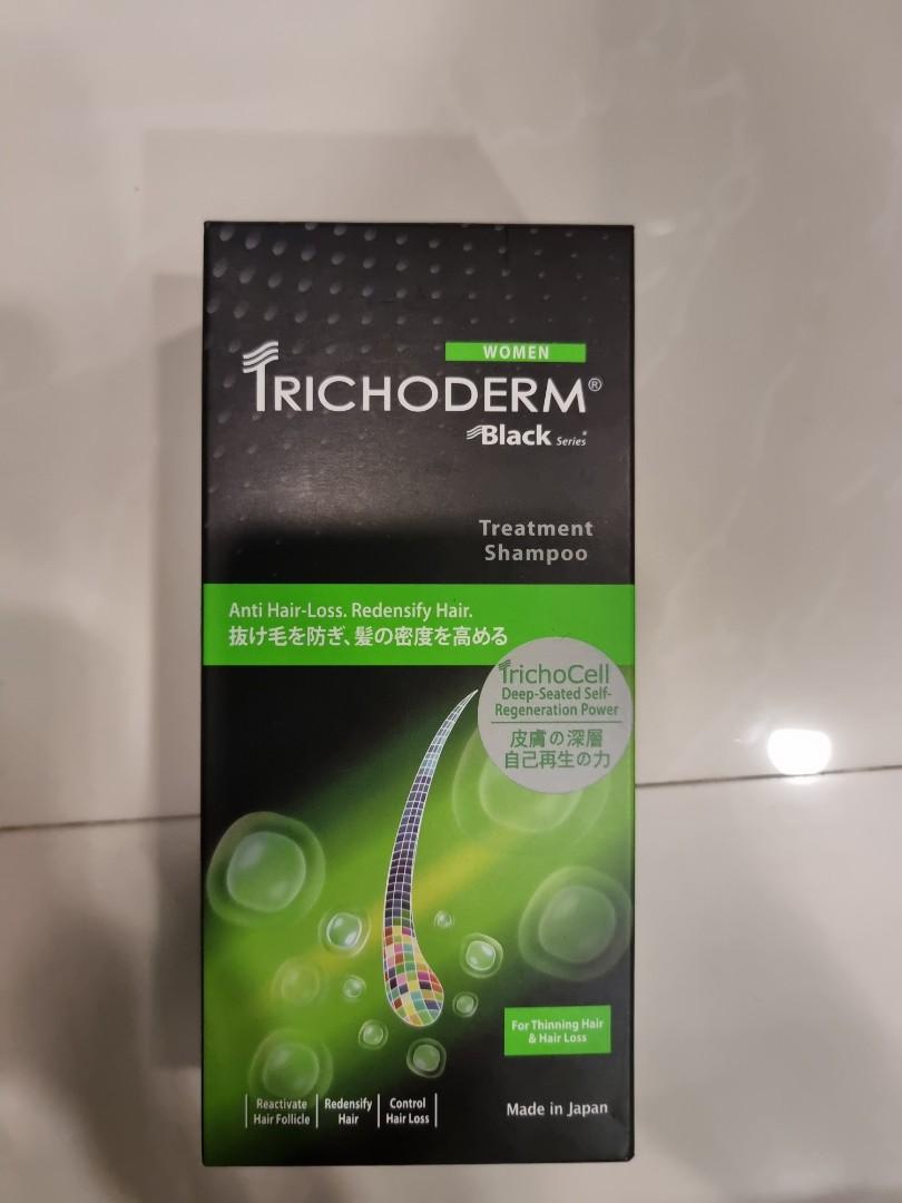 Trichoderm black anti hair loss treatment shampoo, Beauty & Personal ...
