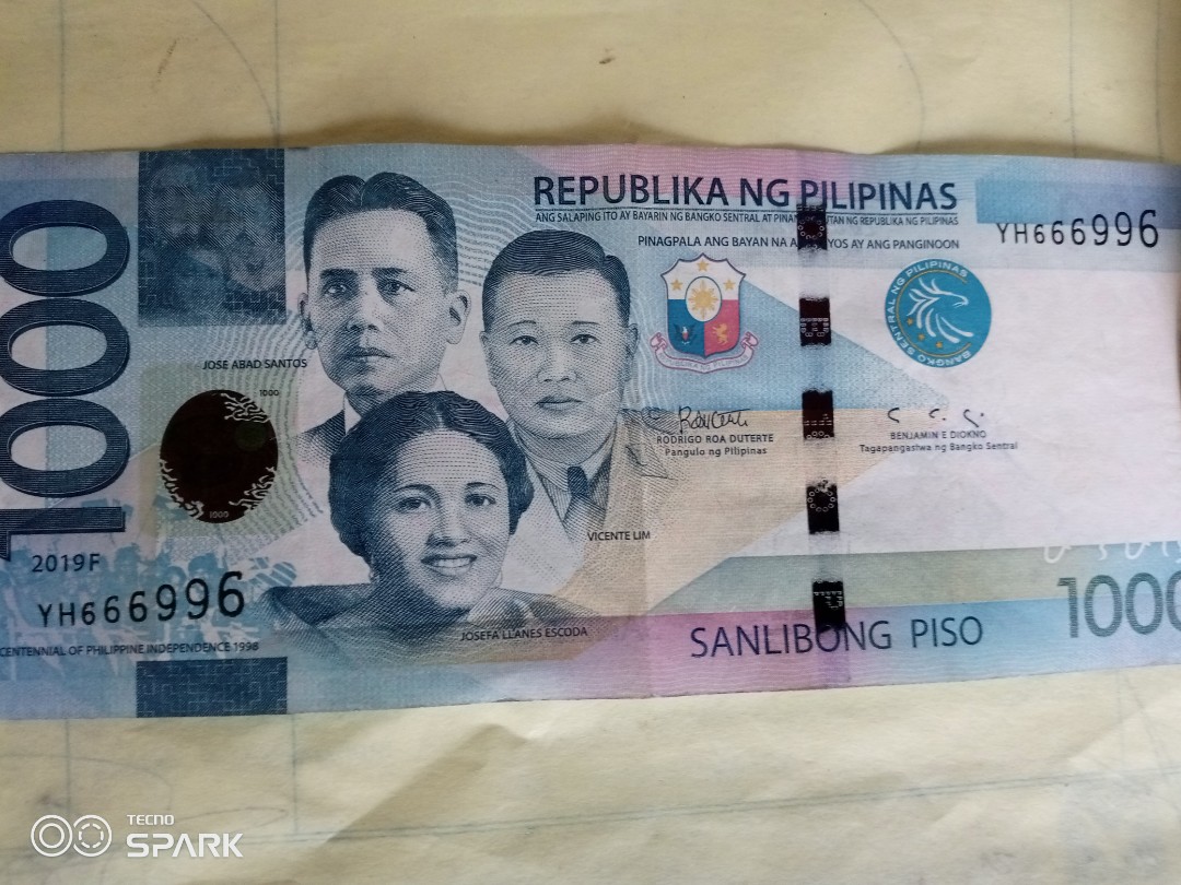 Au Binary Fancy 2019F Php1000 SR#YH666996, Hobbies & Toys, Memorabilia ...