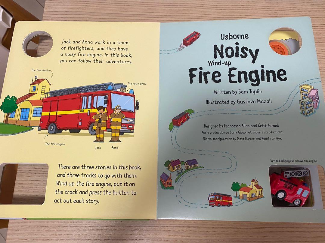 Usborne Noisy fire engine, Hobbies & Toys, Books & Magazines, Children ...