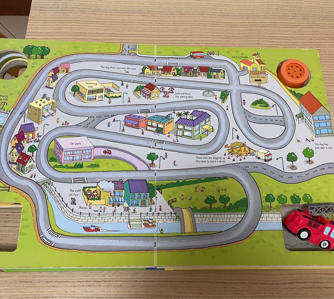 Usborne Noisy fire engine, Hobbies & Toys, Books & Magazines, Children ...