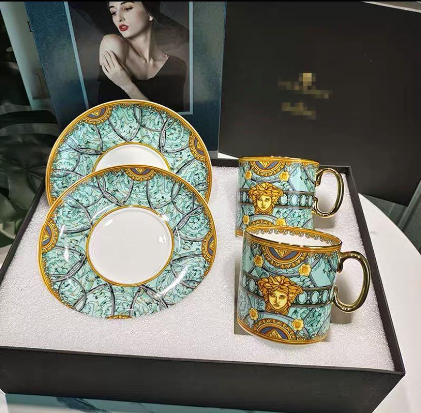 Versace tea set, Furniture & Home Living, Kitchenware & Tableware ...