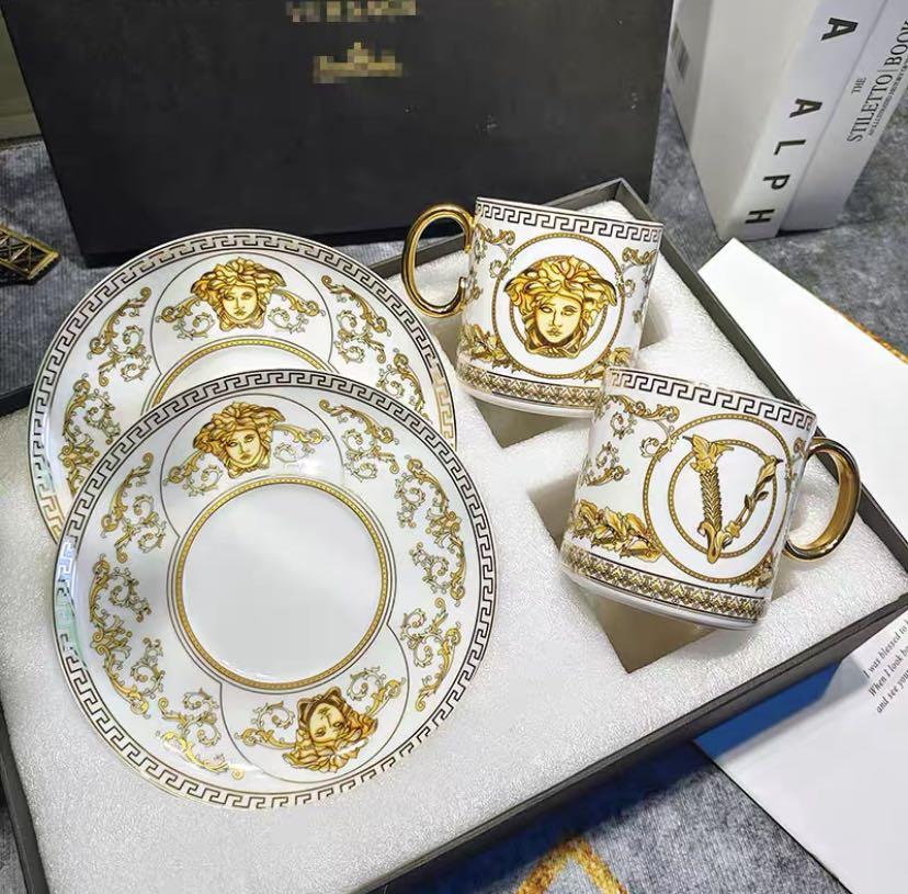 Versace tea set, Furniture & Home Living, Kitchenware & Tableware ...