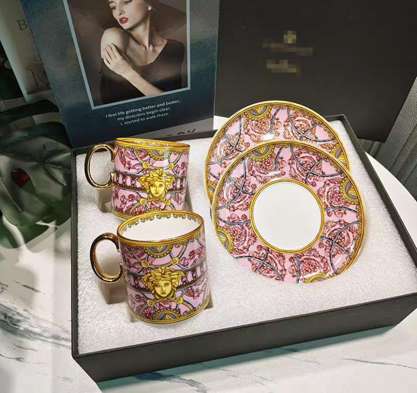 Versace tea set, Furniture & Home Living, Kitchenware & Tableware ...