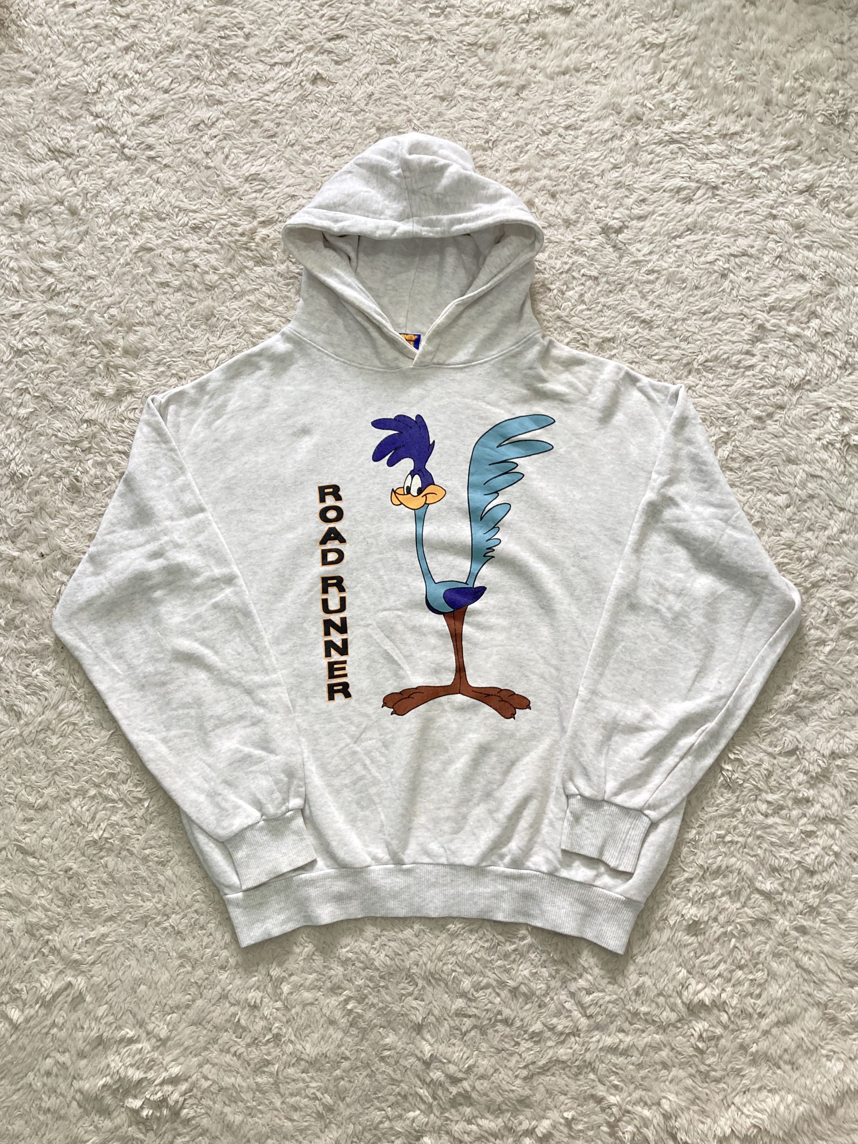 Vintage 90’s Road Runner Looney Tunes Hoodie, Men's Fashion, Tops ...