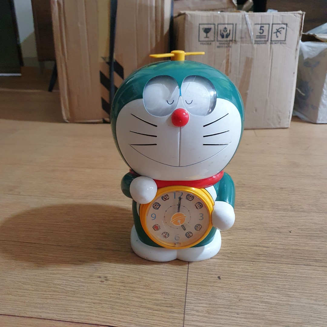 Vintage Doraemon alarm clock not working, Hobbies & Toys, Memorabilia ...