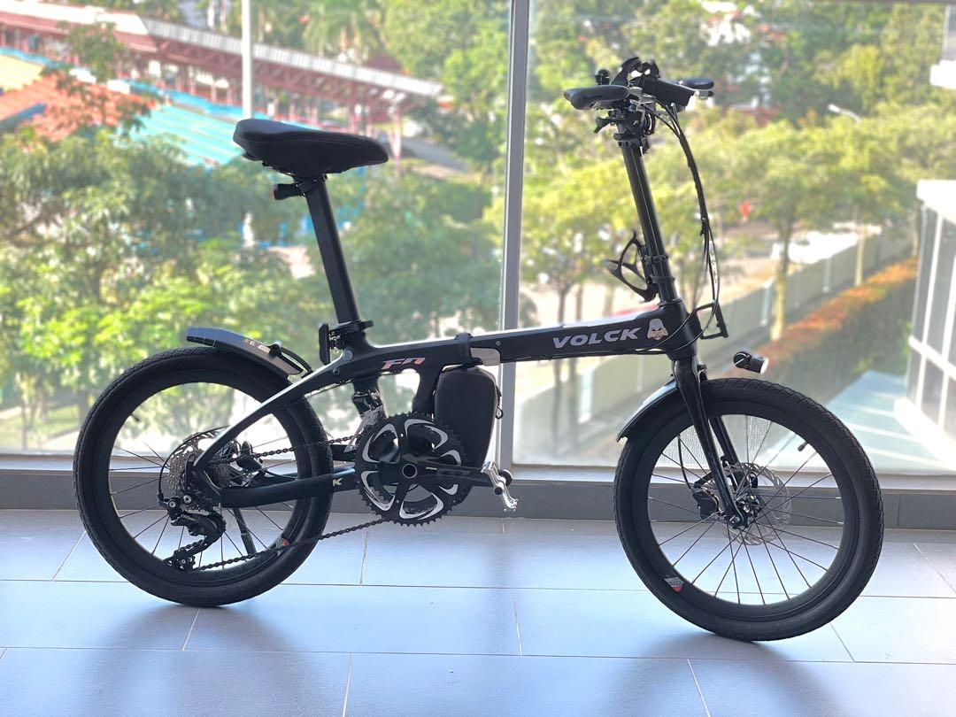 VOLCK Zeolite 22s Carbon Fiber Folding Bike, Sports Equipment, Bicycles ...