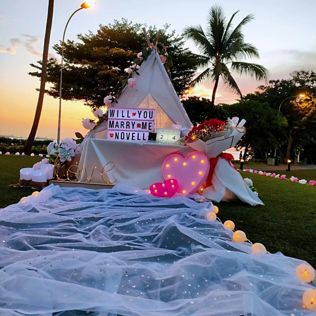 Wedding proposal decorations , Hobbies & Toys, Stationery & Craft ...