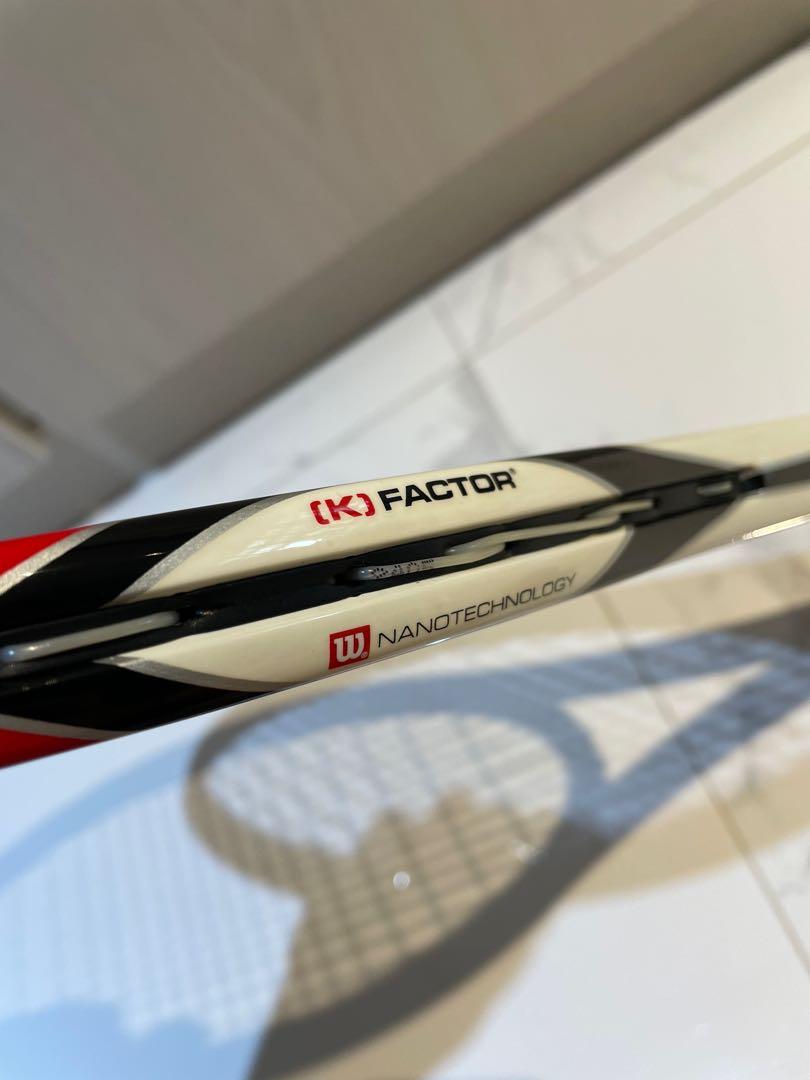 Wilson (K)Factor Six.One 95 Tennis Racquet, Sports Equipment, Sports ...