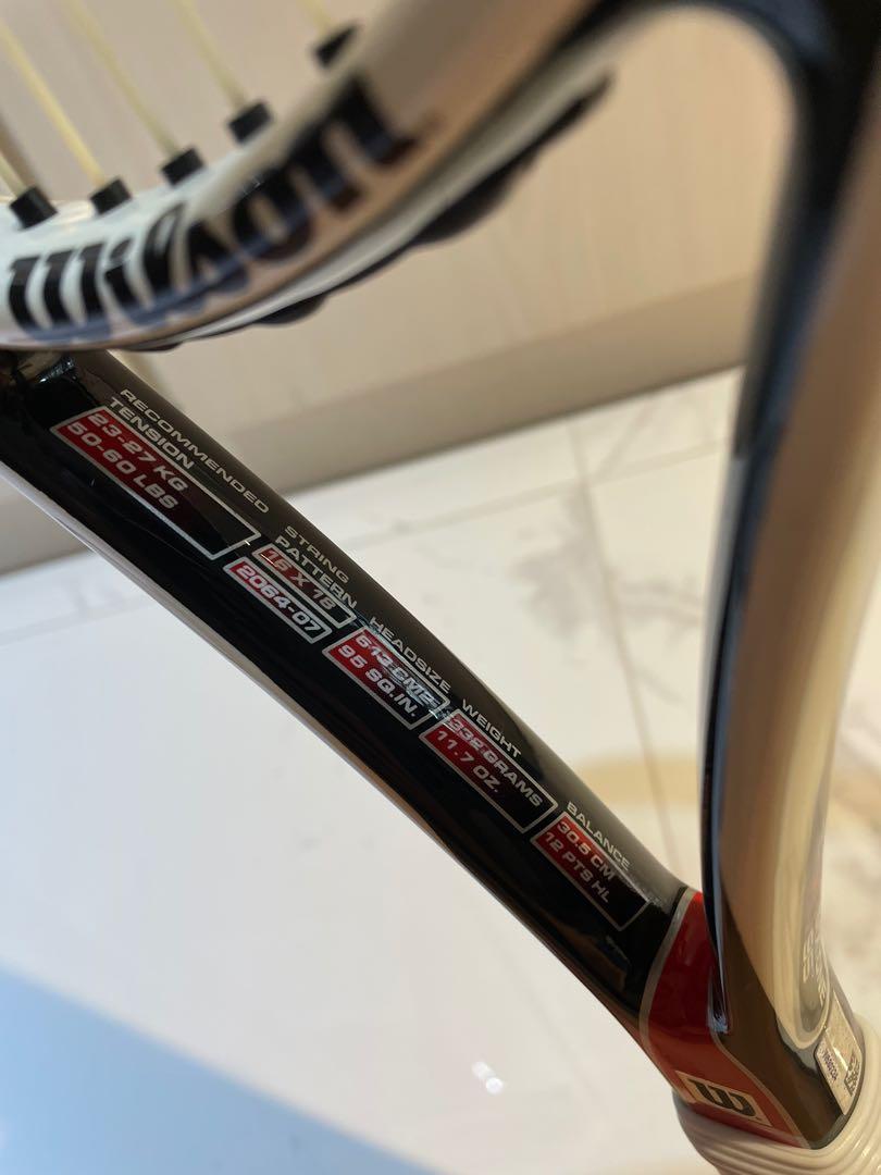 Wilson (K)Factor Six.One 95 Tennis Racquet, Sports Equipment, Sports ...