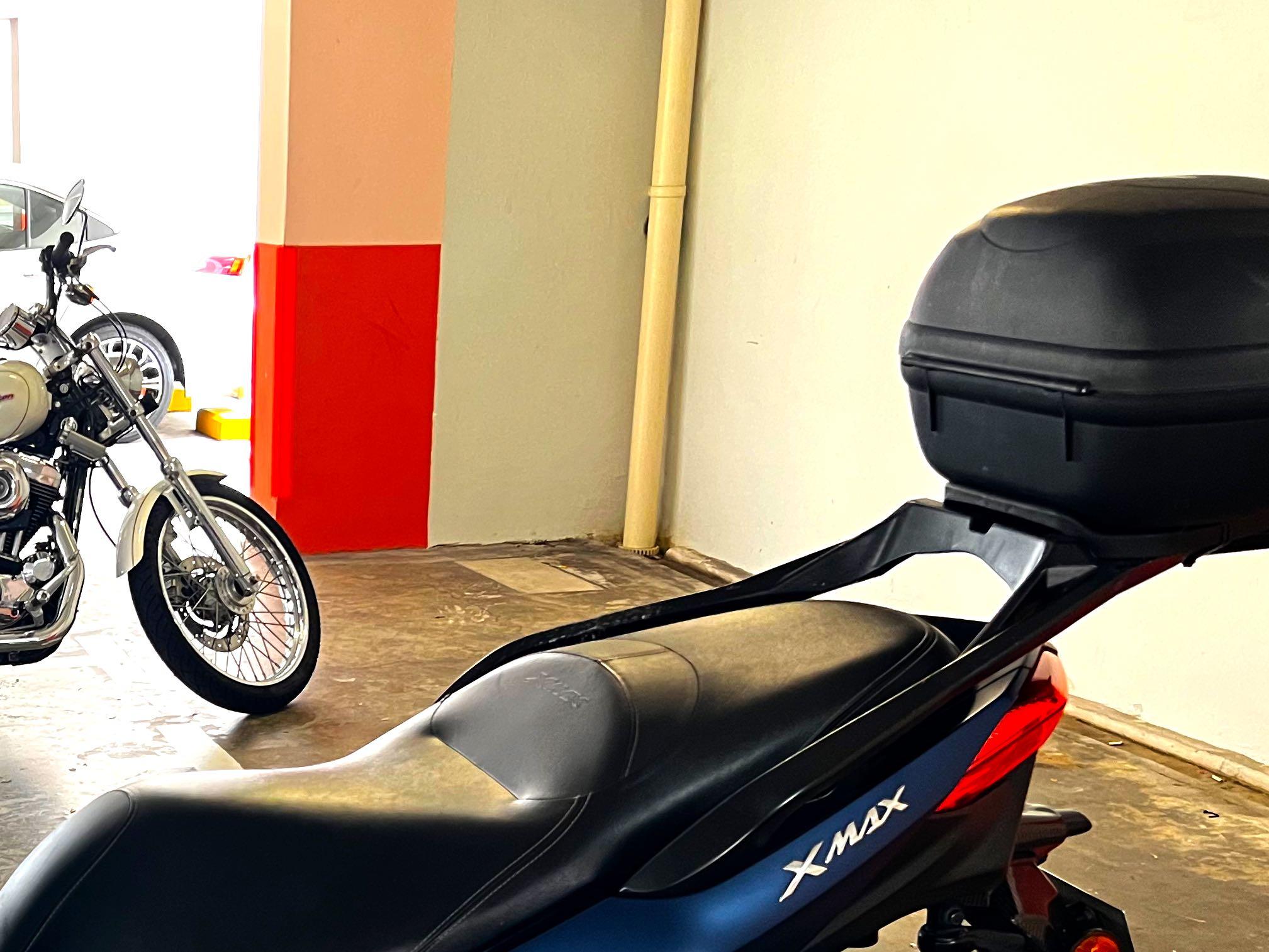 Xmax rack and box., Motorcycles, Motorcycle Accessories on Carousell