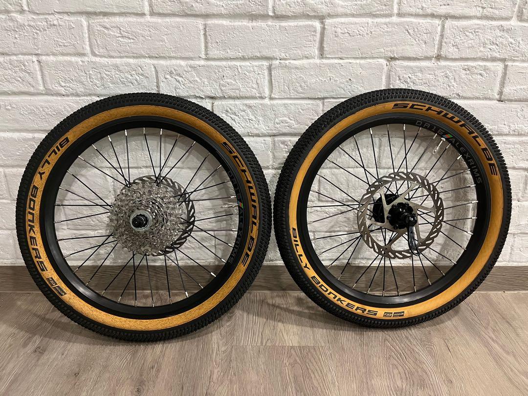 18” Wheelset with Billy Bonkers Tyre, Sports Equipment, Bicycles & Parts, Parts & Accessories on ...