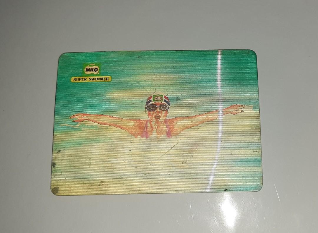 1990s Milo Sports Pictograms Picture Hologram 3D Card Swimming Olympic ...