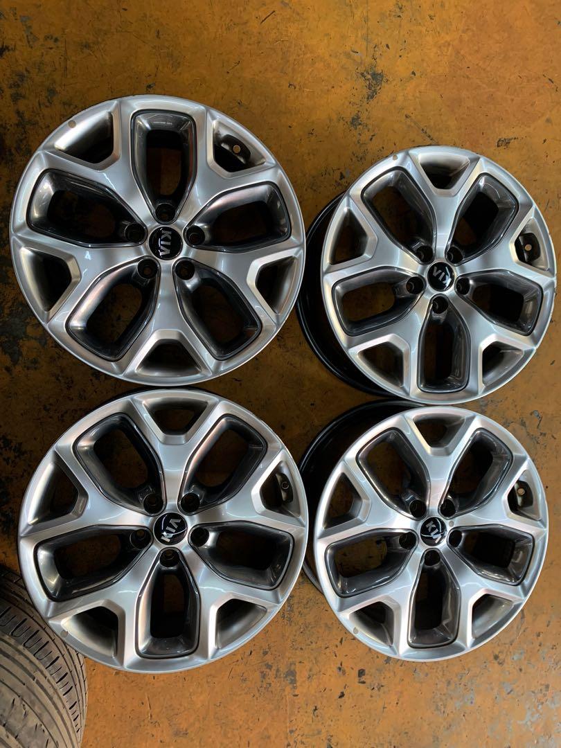 19” Original Kia Sport rims, Car Accessories, Tyres & Rims on Carousell