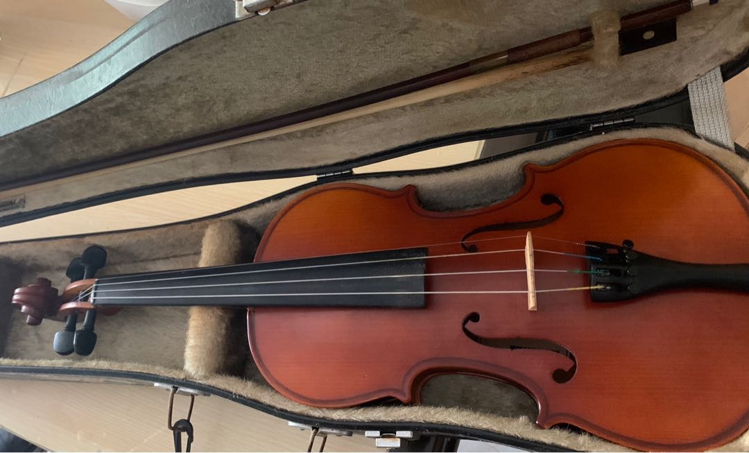 3/4 Size Violin+ old German violin case and old bow, Hobbies & Toys ...