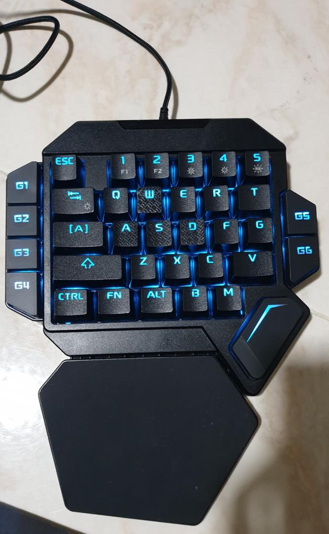 50. Miracle Snail RGB One handed gaming keyboard., Computers & Tech ...