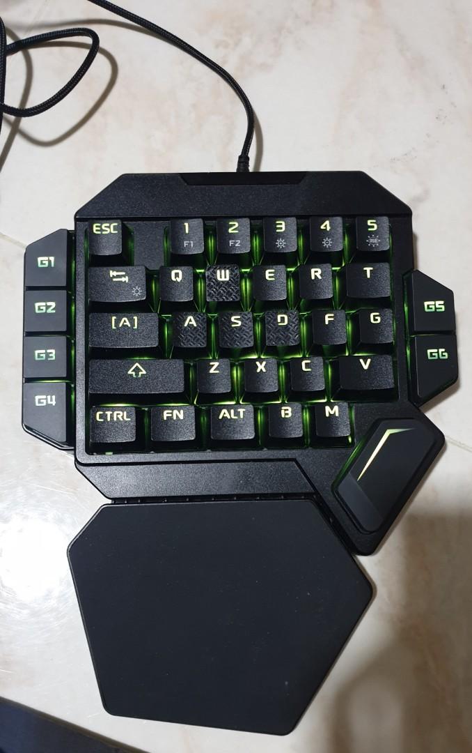 50. Miracle Snail RGB One handed gaming keyboard., Computers & Tech ...